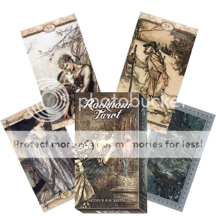 RACKHAM TAROT CARDS DECK ARTHUR RACKHAM BRITISH FOLKLORE ART LO ...