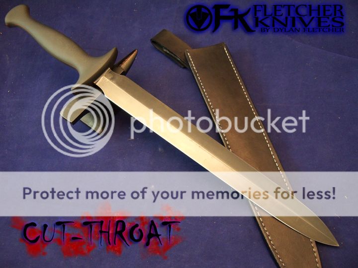 The Cut-Throat... special one-off dagger from Fletcher Knives ...
