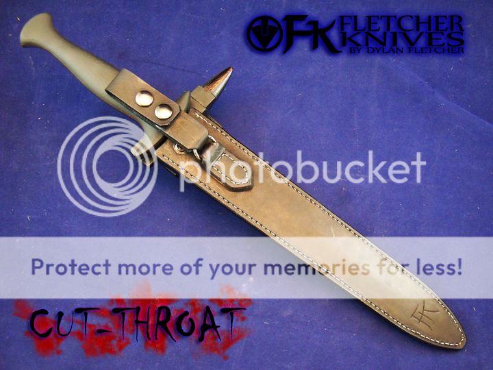 The Cut-Throat... special one-off dagger from Fletcher Knives ...