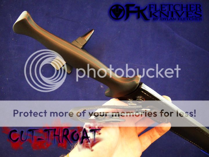 The Cut-Throat... special one-off dagger from Fletcher Knives ...