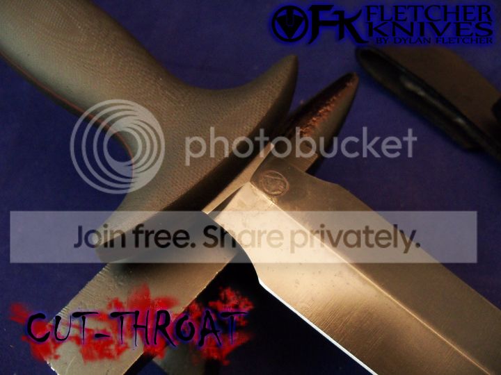 The Cut-Throat... special one-off dagger from Fletcher Knives ...