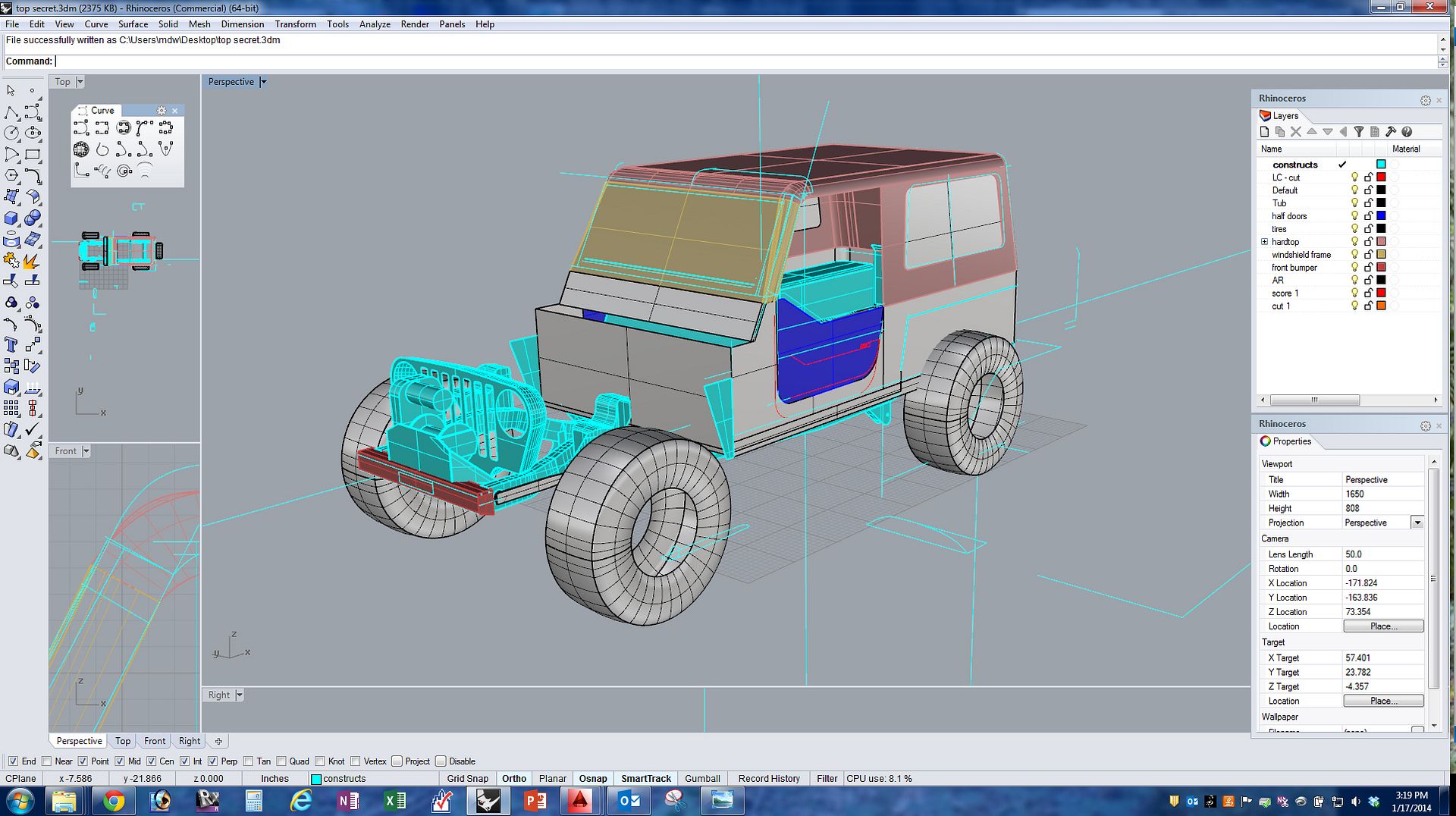 Jeep TJ cad project | Pirate 4x4